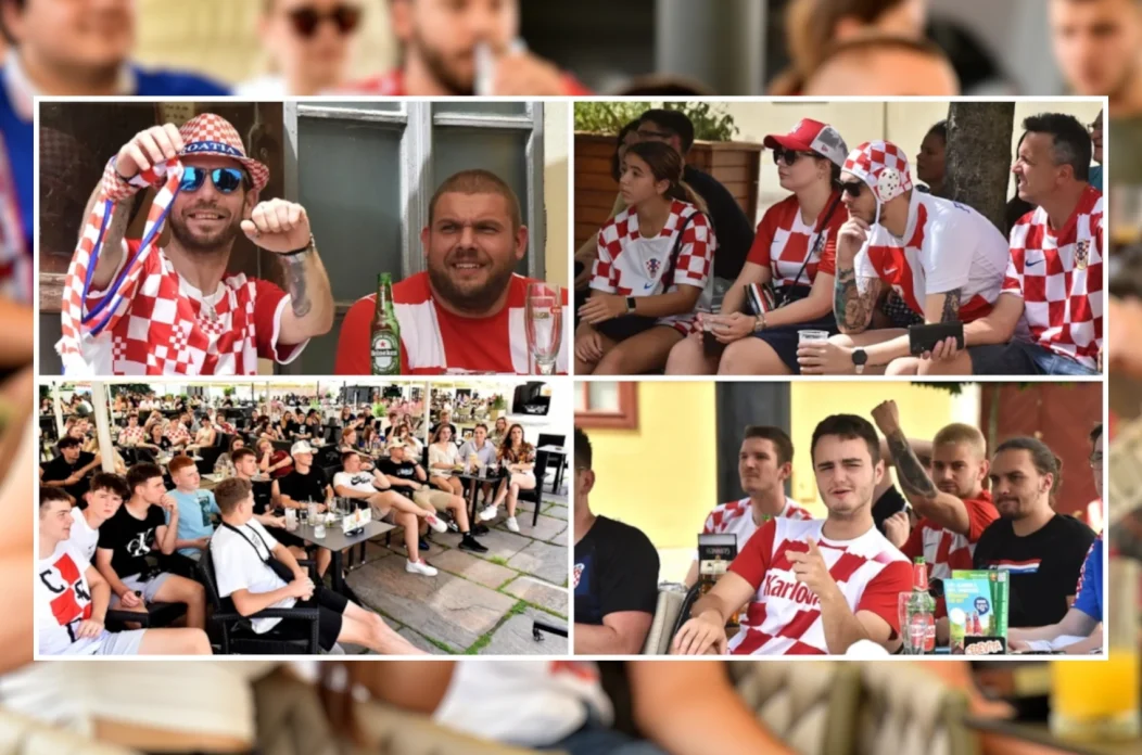 FOTOGALERIJA Navijalo se diljem Varaždina, pogledajte tko je bodrio Hrvatsku protiv Albanije ...