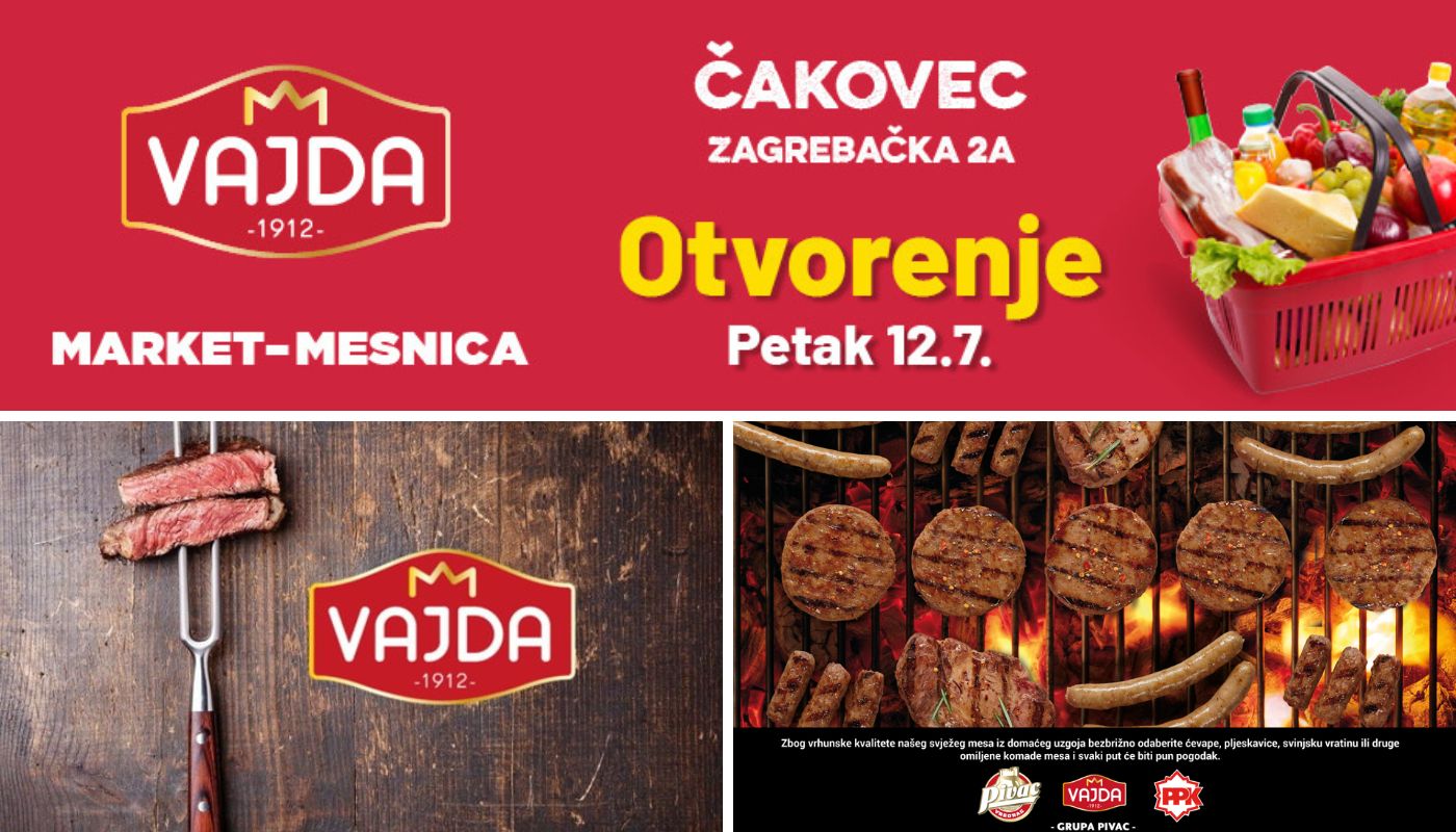 OVOG PETKA Čakovec dobiva novu, najveću dosad, Vajda market-mesnicu ...